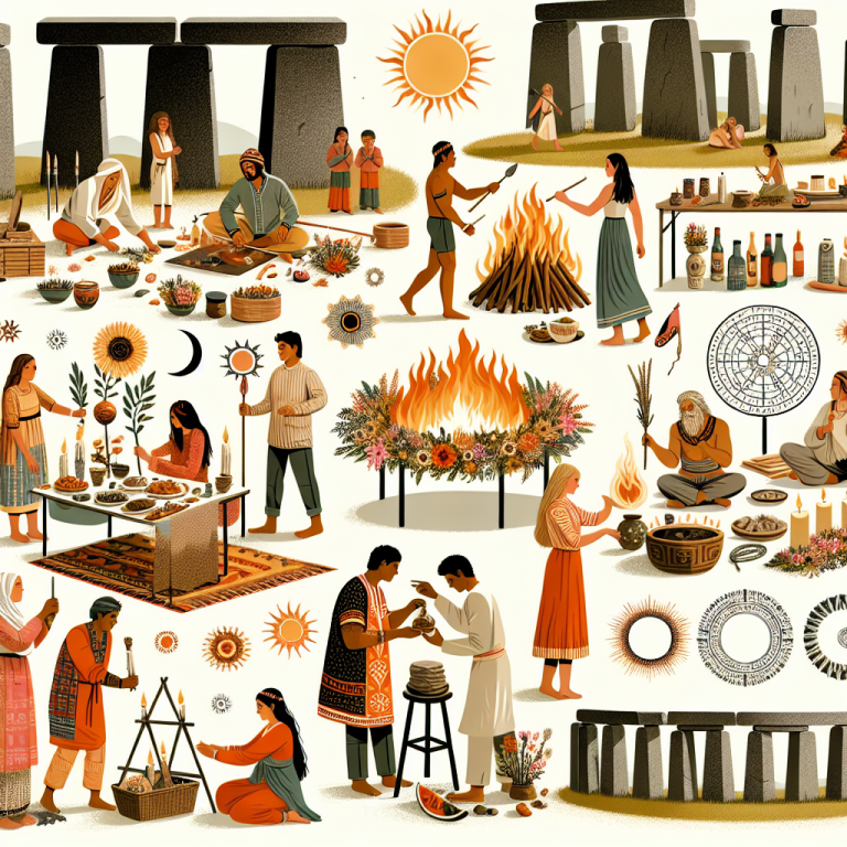 Celebraciones y rituales vinculados a los solsticios y equinoccios